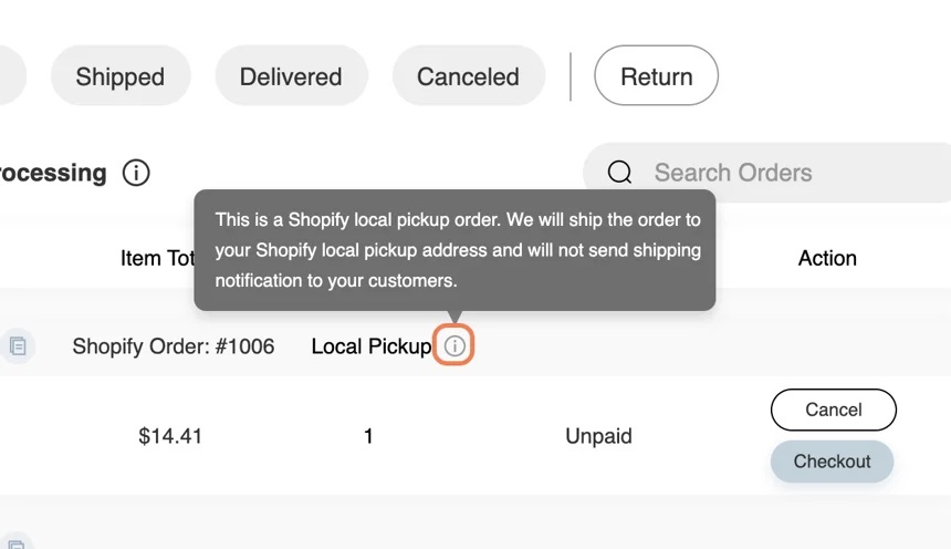 Local Pickup Orders – Trendsi Help Center
